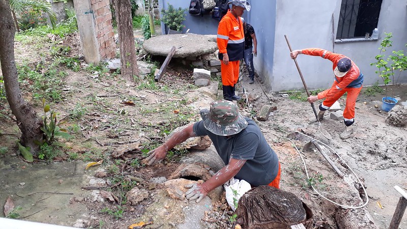 Notícias Prefeitura De Manaus Atua Em Recuperação De Rede De Drenagem